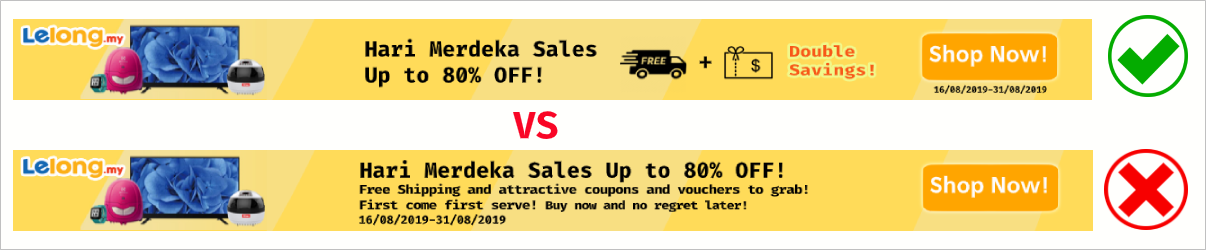 Effective Banner Ads Design Tips for More Clicks and Sales! – Lelong.my ...